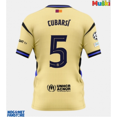 Barcelona Pau Cubarsi #5 Gostujuci Dres 2025-26 Kratak Rukav ...